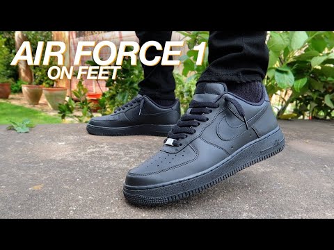 NIKE Air Force 1 Black Review | On Feet | WORTH IT??