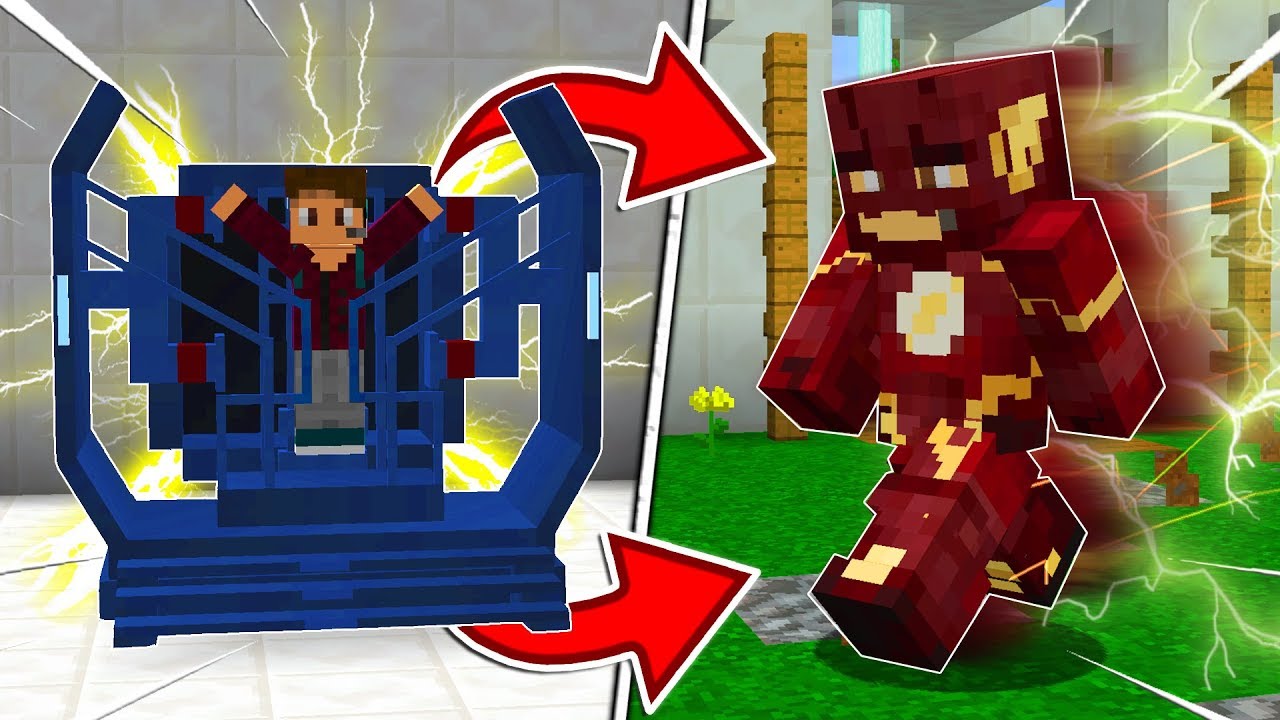 HOW TO BECOME THE FLASH IN MINECRAFT?!