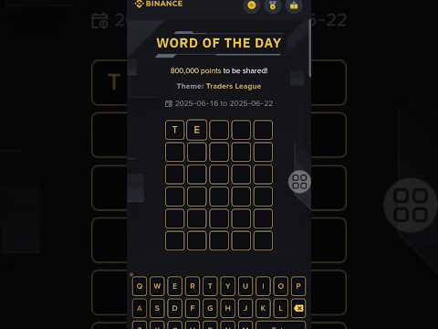 #binance 5 letter word of the day answer today. Date: 21 June 2025