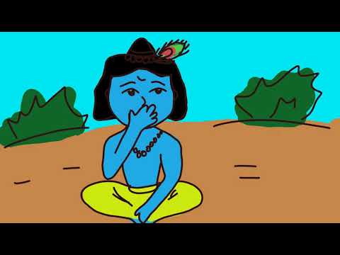 Universe in Krishna's mouth #radhakrishna #krishna