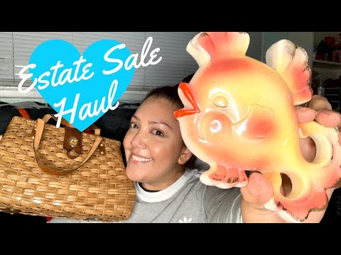 Estate Sale Shop with me! Vintage Haul to resell on Poshmark!