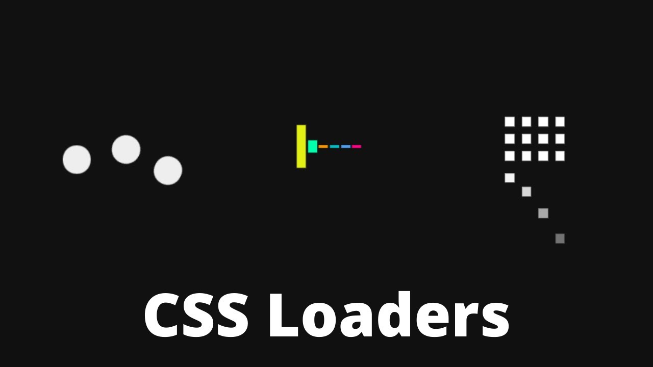 3 Simple CSS Loaders