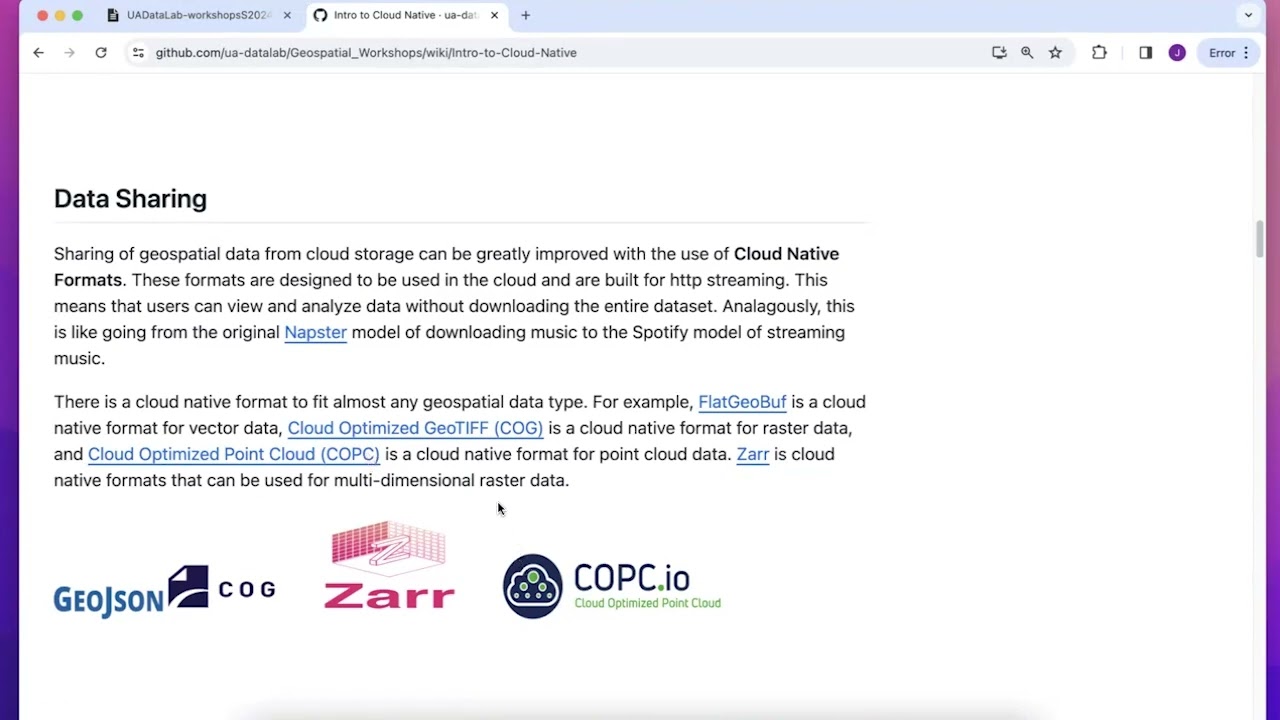 [2024 Spring] NextGen Geospatial Data Science - Intro To Cloud Native & Cyverse