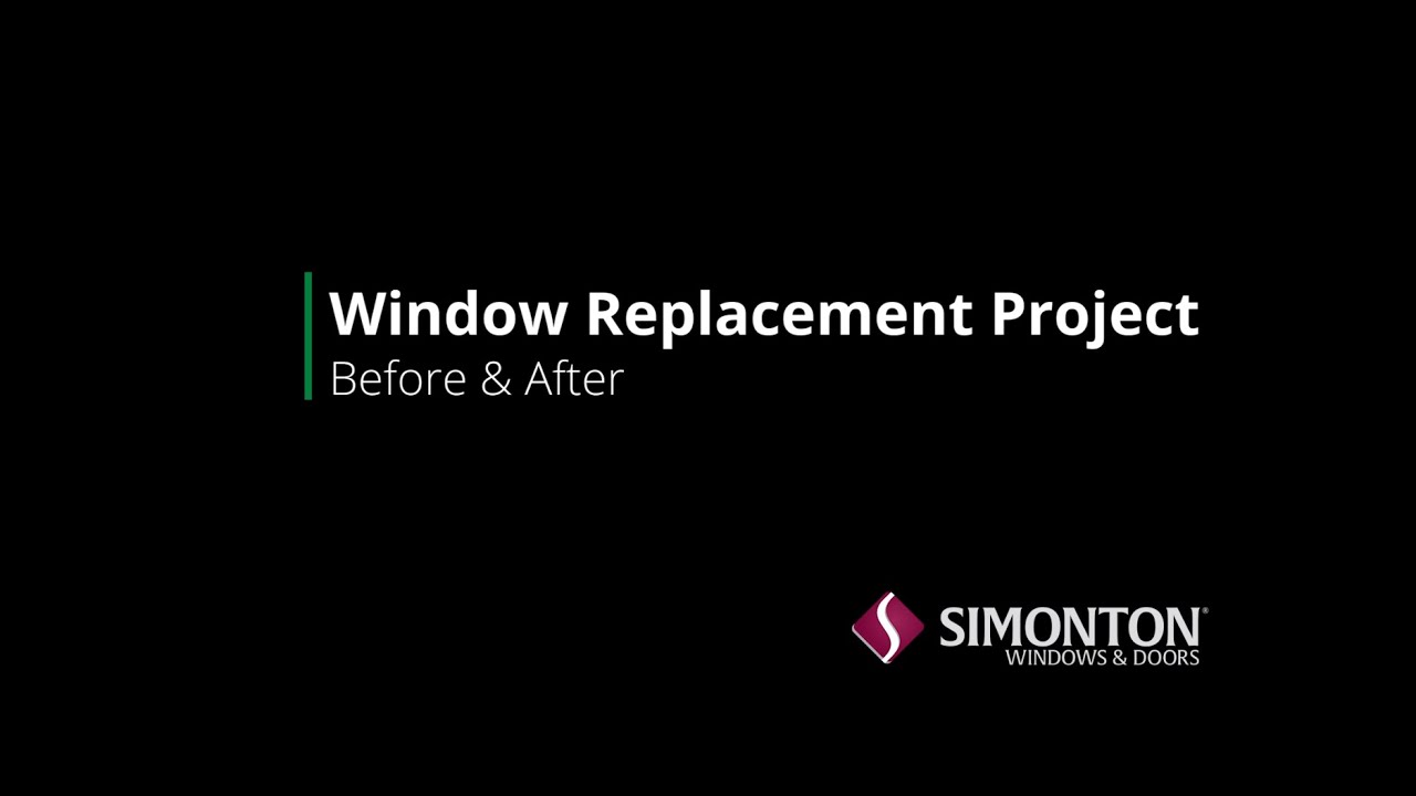 Retrofit Vinyl Window Replacement Project: BEFORE & AFTER