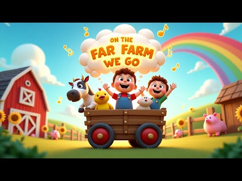 ON THE FARM WE GO | Nursery Kid's Poem | Video #kids #viralvideo #nurseryrhymes #english #poems