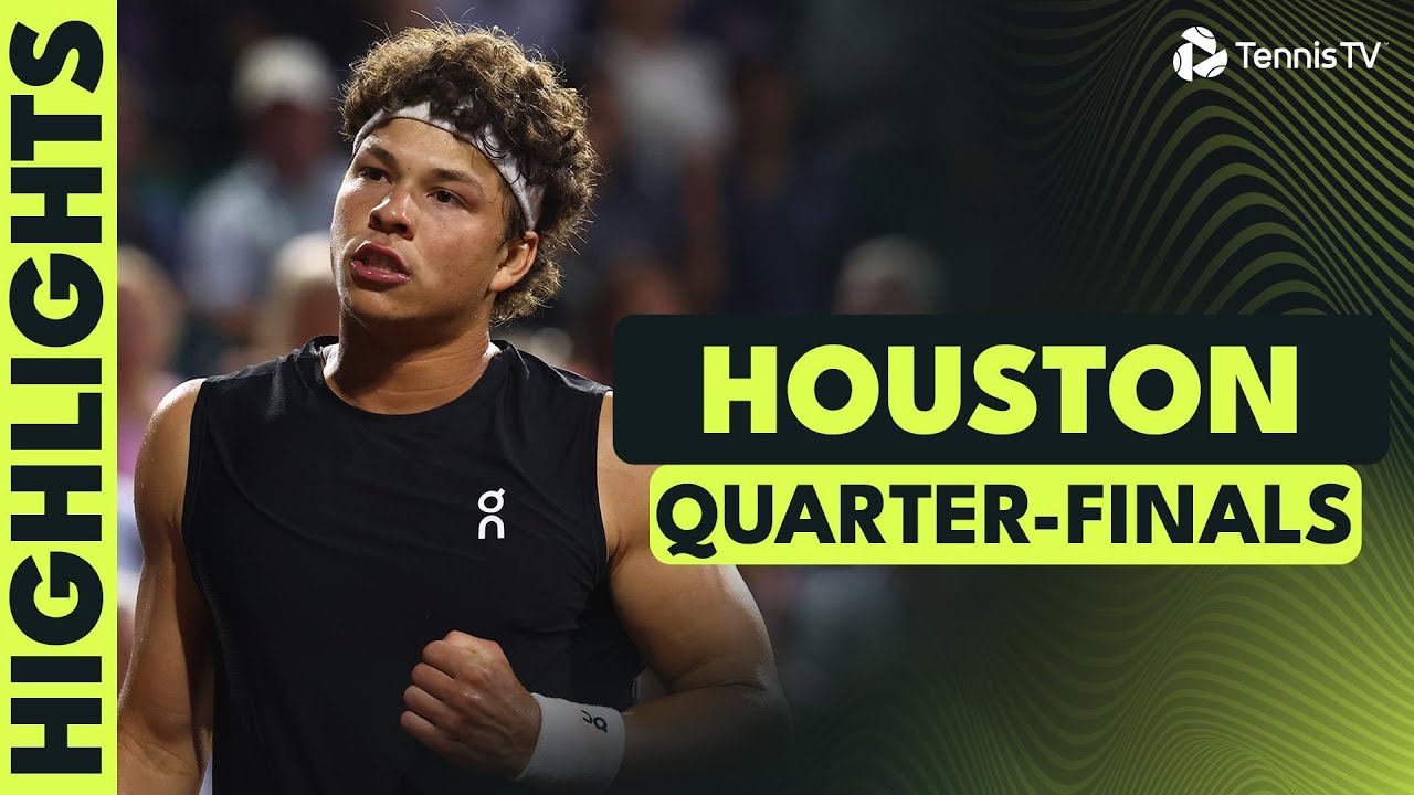 Tiafoe vs Popyrin; Shelton, Paul & Tien Feature | Houston 2026 Quarter-Finals Highlights