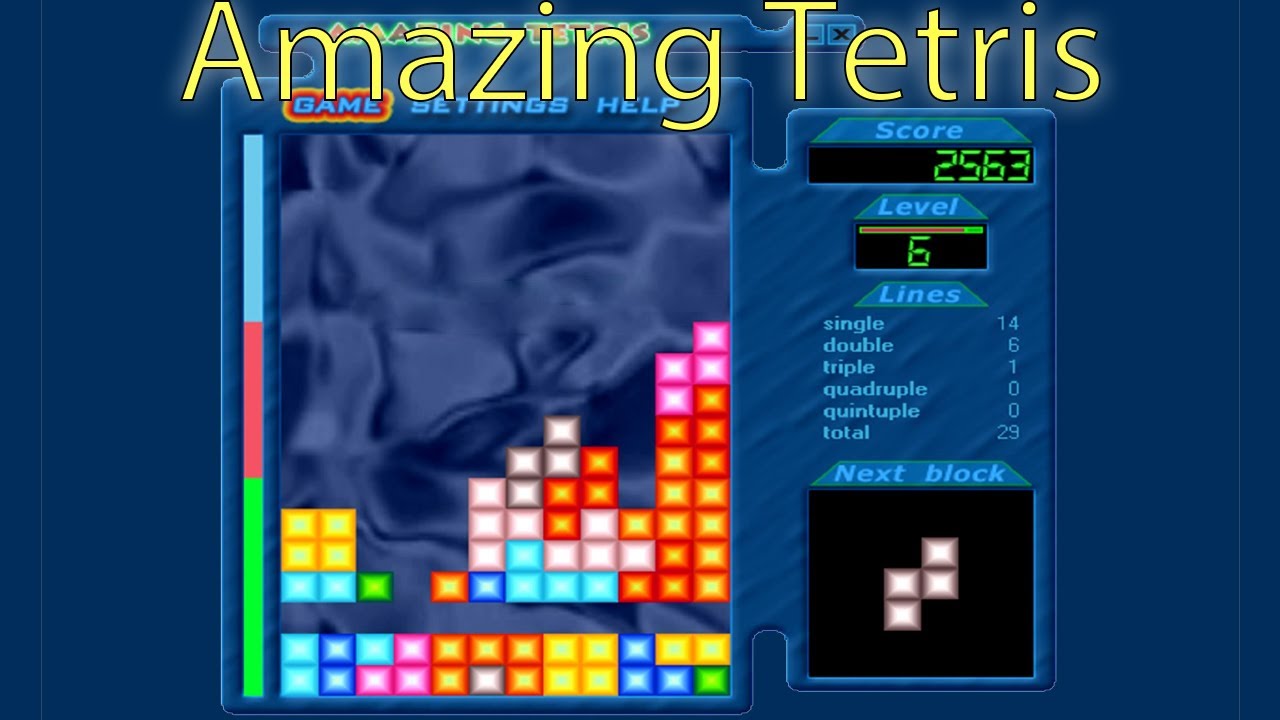 Amazing Tetris (Windows game 2003)