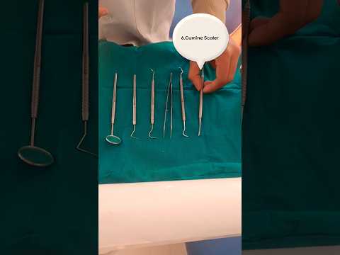 Periodontal instruments for hand scaling//Diagnostic#instruments #periodontology #dentistry #scaling