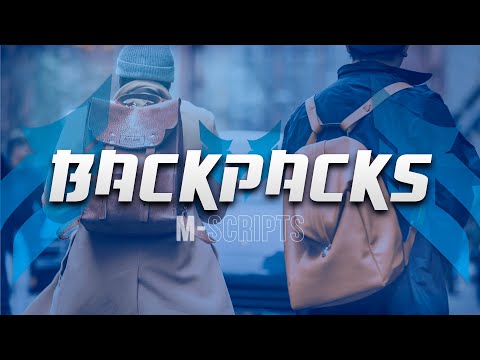 [FREE] [QBCore] - m-Backpacks - Full Configurable - Block Only Jobs or Gangs!