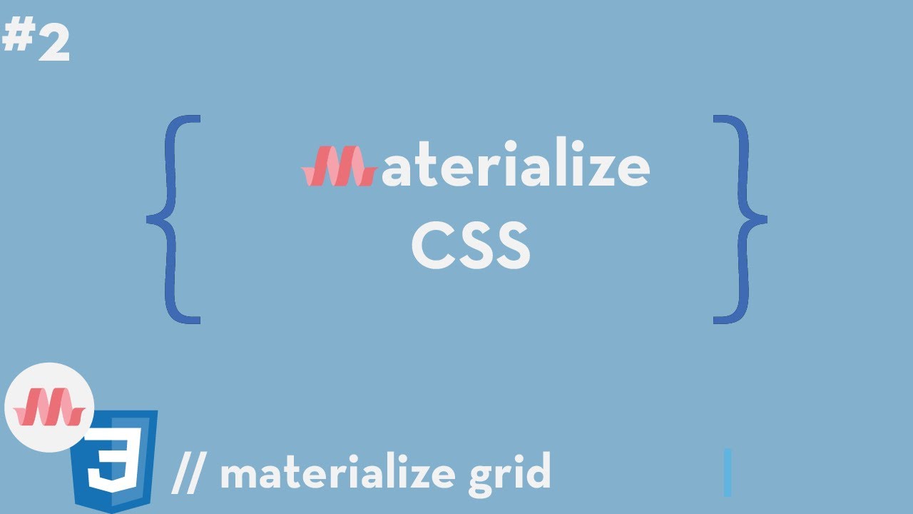Materialize CSS #2 - Materialize Grid