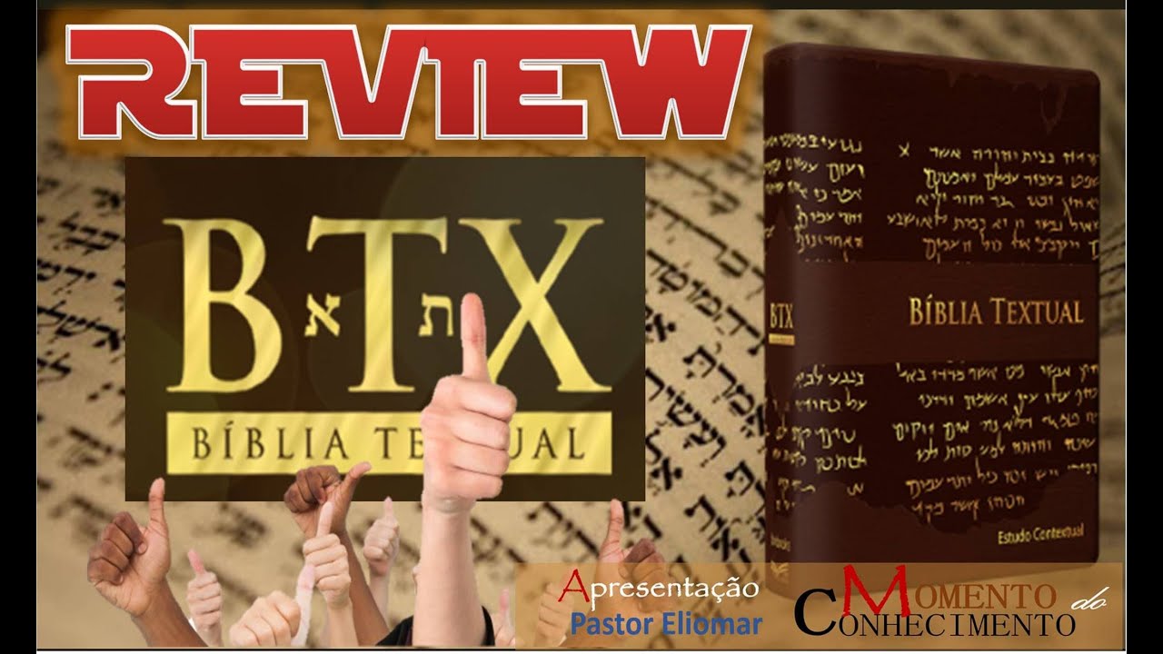 Review BTX Bíblia Textual lançamento da BVBooks