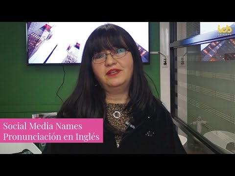 Social Media Names - Pronunciation