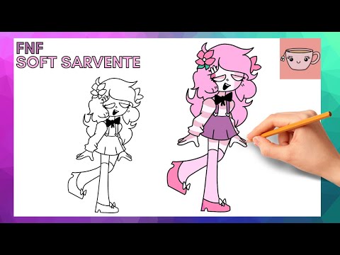 How To Draw Soft Girlfriend Grace - Friday Night Funkin Mod | FNF ...