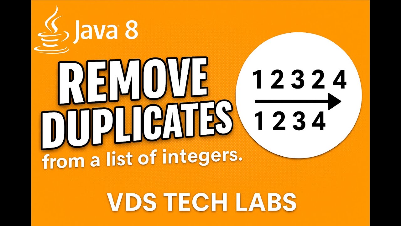 Remove duplicates from a list of integers #java #Java8 #Streams #codinginterview