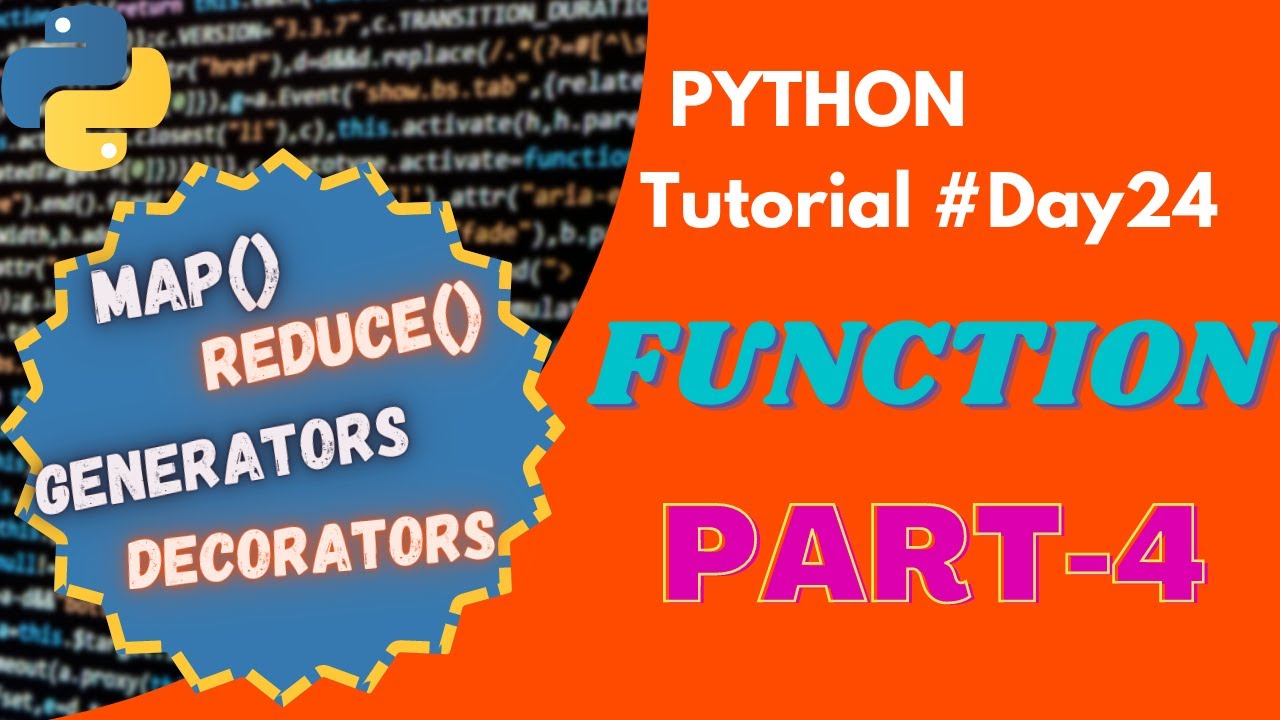Python Tutorial Day24 |Python FUNCTION Part-4 |Python for Beginners |Code  With Subbu