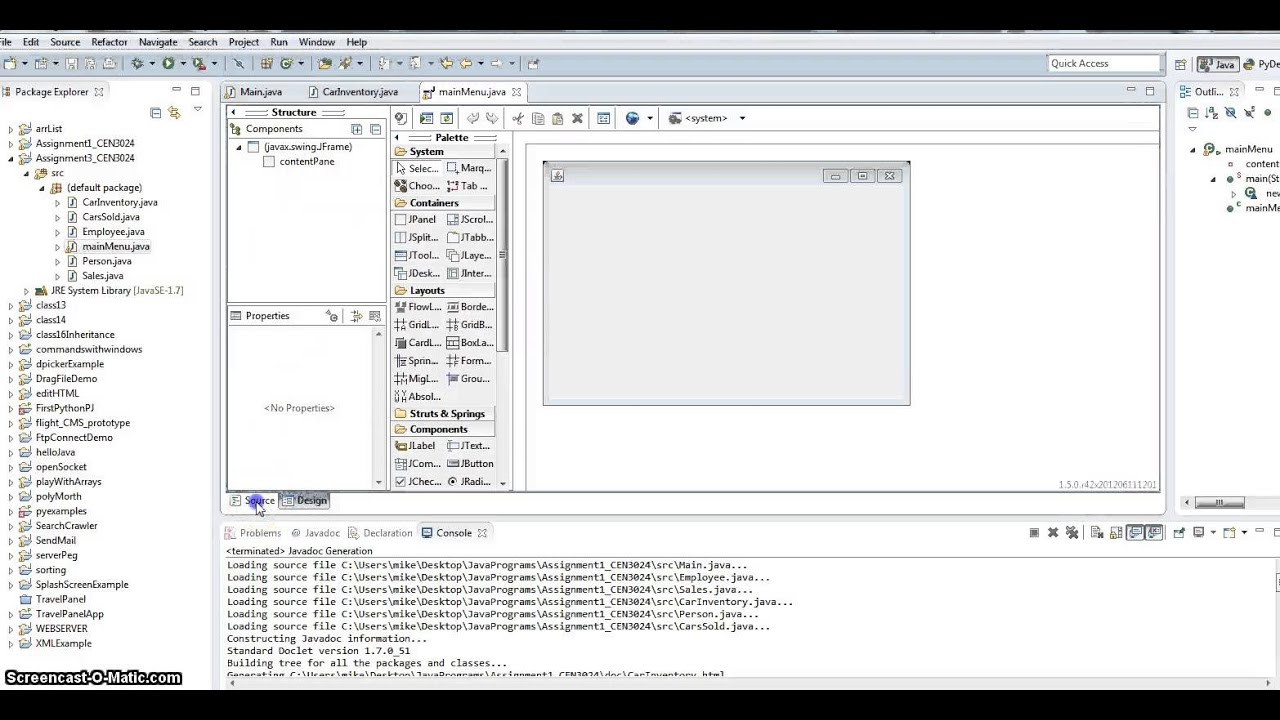 Getting Started with Window Builder for Eclipse