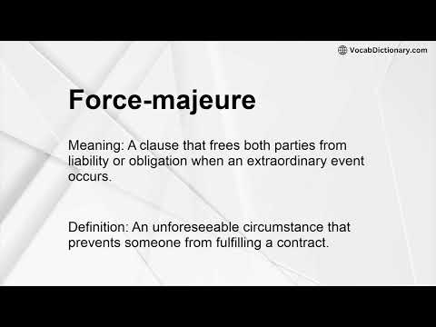 Force-majeure Meaning