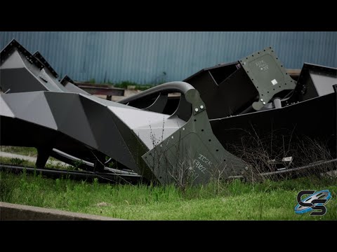 B&M Plant Drive By - Inverted Track at Clermont Steel Fabricators