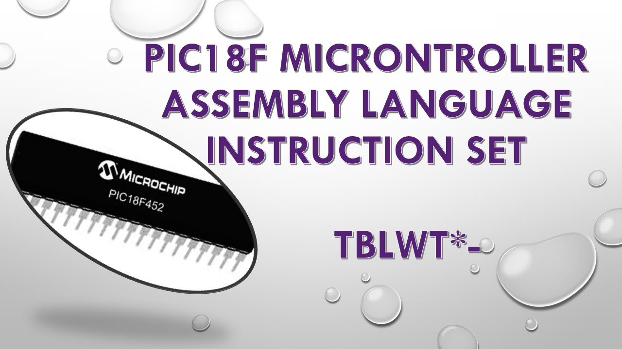 TBLWT*- Table write POST Decrement Instruction for PIC18F Microcontroller