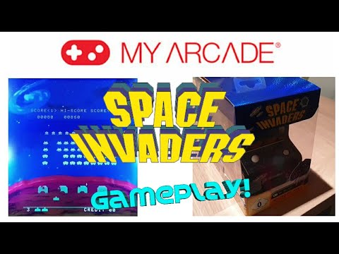 My Arcade Micro Player - Space Invaders. Review and game demo!
