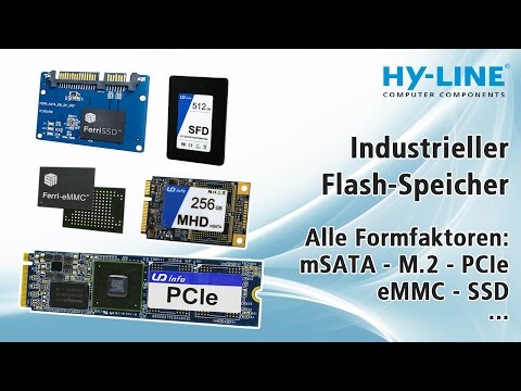 Flash-Speicher für die Industrie: alle Formfaktoren, sicher, zuverlässig (mSATA, M.2, eMMC, SSD)