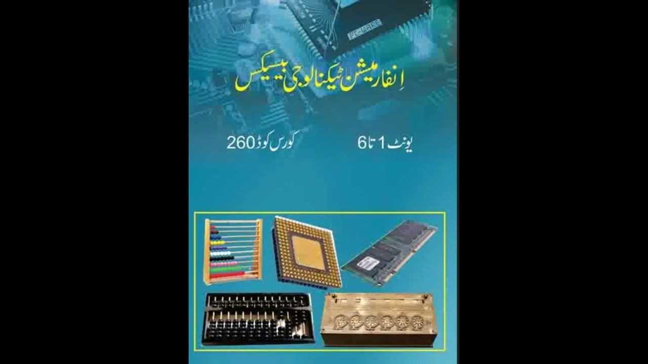 Information Technology Basics/Code 260/AIOU /Unit # 6/ complete / / Khud Azmai with answers