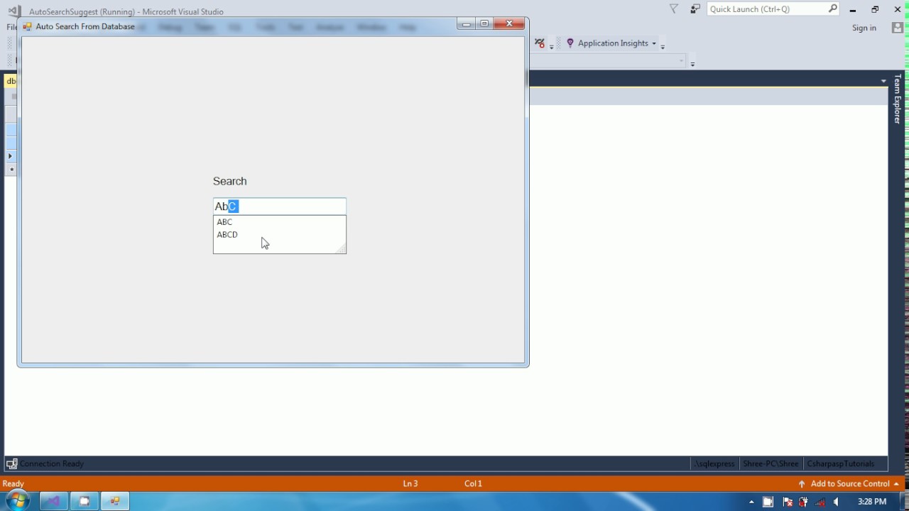 Auto Complete Textbox csharp