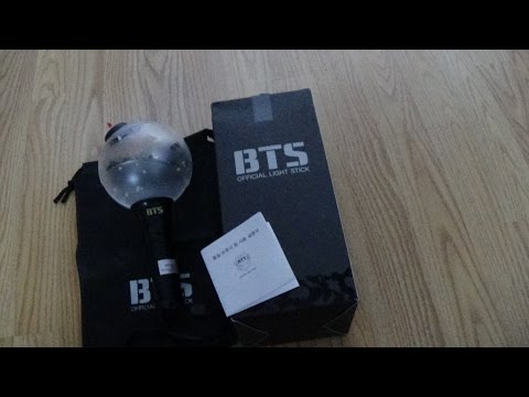 BTS Bangtan Bomb Official Army Lightstick Unboxing