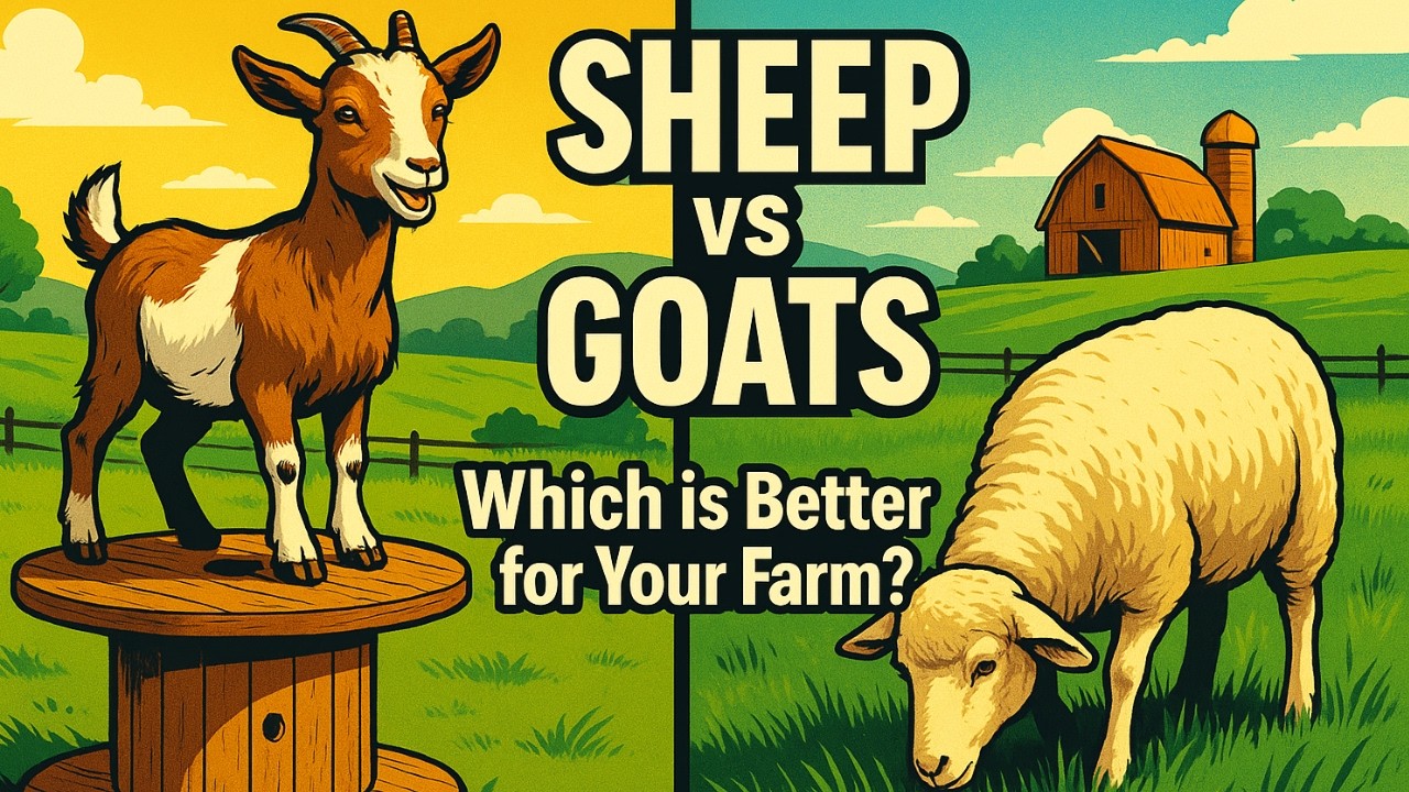 Sheep vs Goats? Which is right for your farm