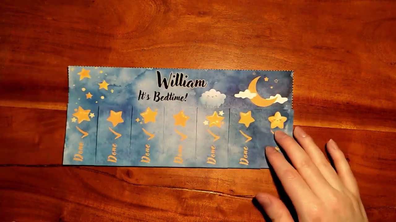 How to: Bedtime Routine Flip Chart