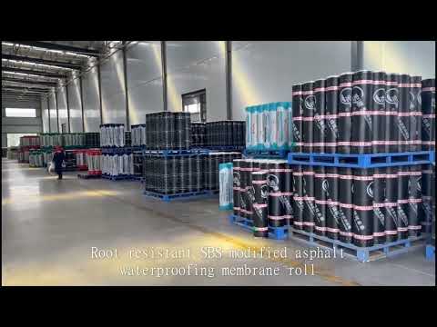 SCFL Root Resistant SBS Modified Asphalt Membrane for Planted roof