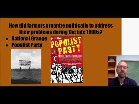 APUSH Farming in the late 1800s