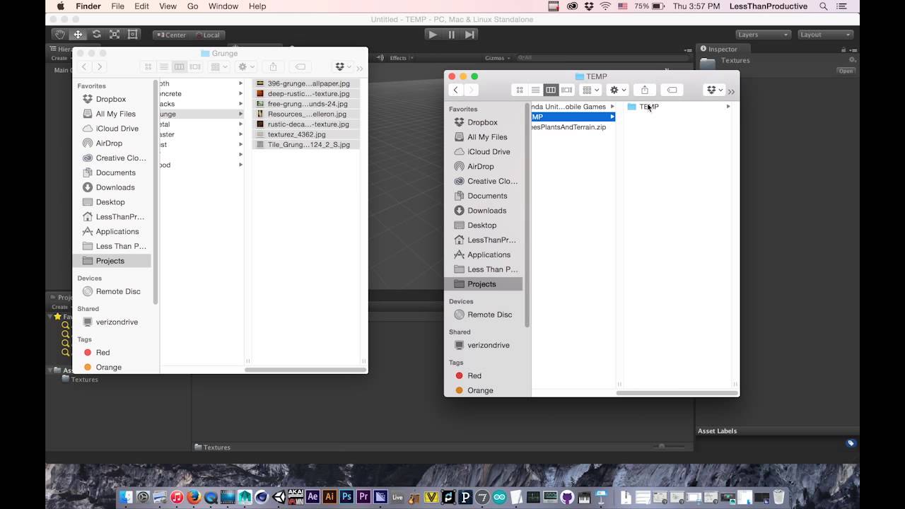 Unity Importing Multiple Assets