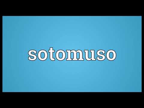 Sotomuso Meaning