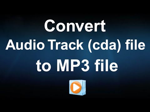 How to convert Audio Track (cda) file to MP3 file without any software