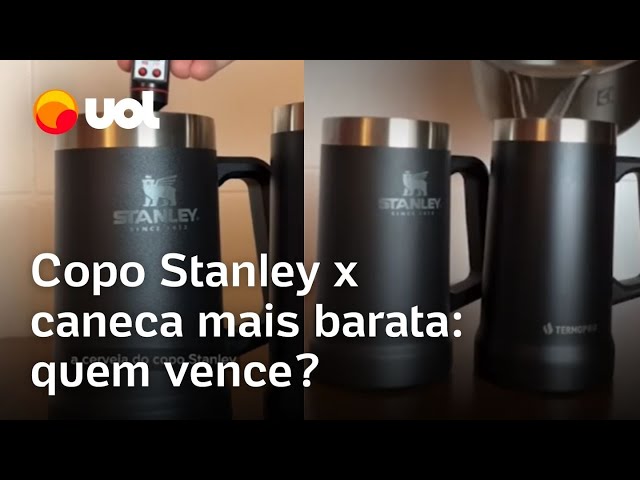 Canecas térmicas com até 27% OFF: veja teste da Stanley e Termopro