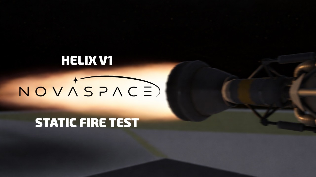 Helix V1 Sea Level Engine Static Fire | NovaSpace