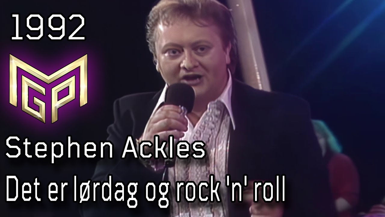 Melodi Grand Prix 1992: Stephen Ackles - "Det er lørdag og rock 'n roll"