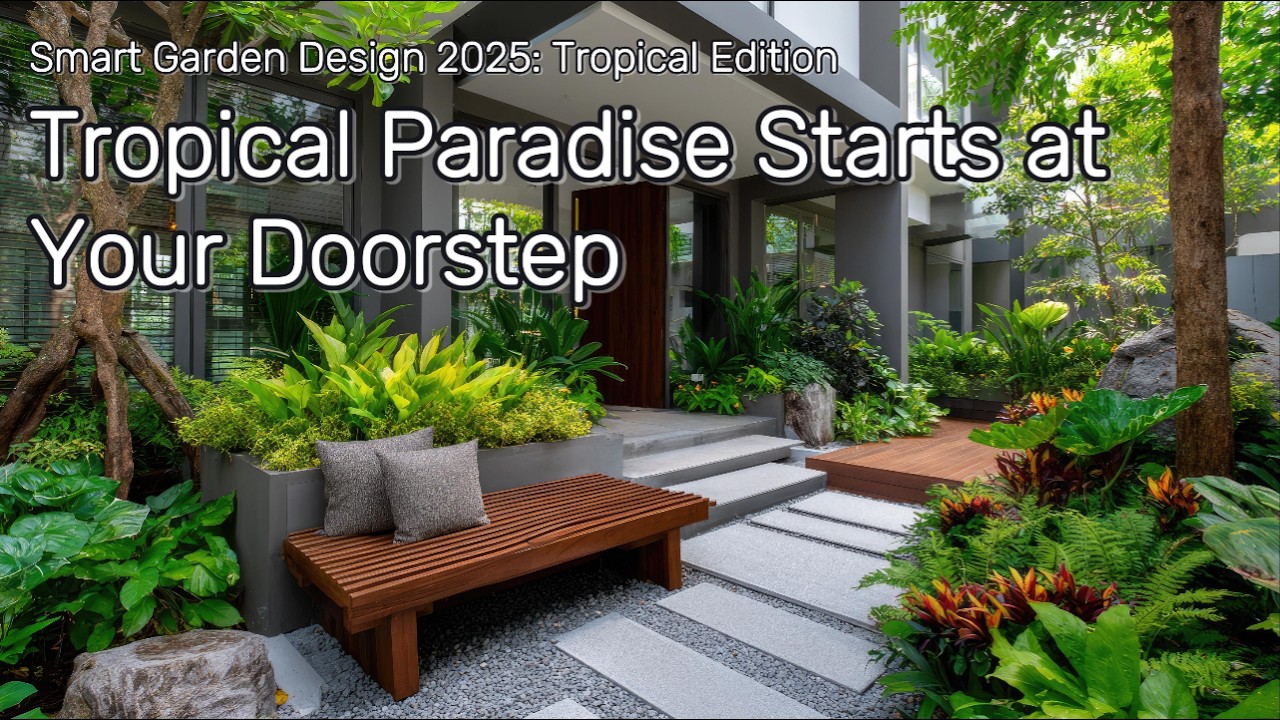 🌴 Transform Your Small Front Yard into a Tropical Paradise: Smart Garden & Landscaping Ideas 2025