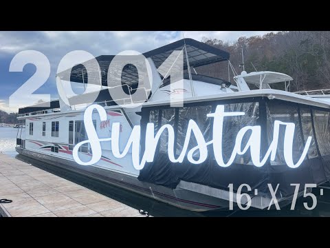 2001 Sunstar 16' x 75' Houseboat for Sale by HouseboatsBuyTerry.com