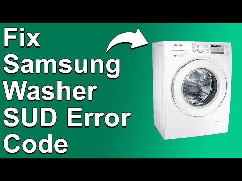 How To Fix The Samsung Washer SUD Error Code - Meaning, Causes, & Solutions (Expert Guide!)