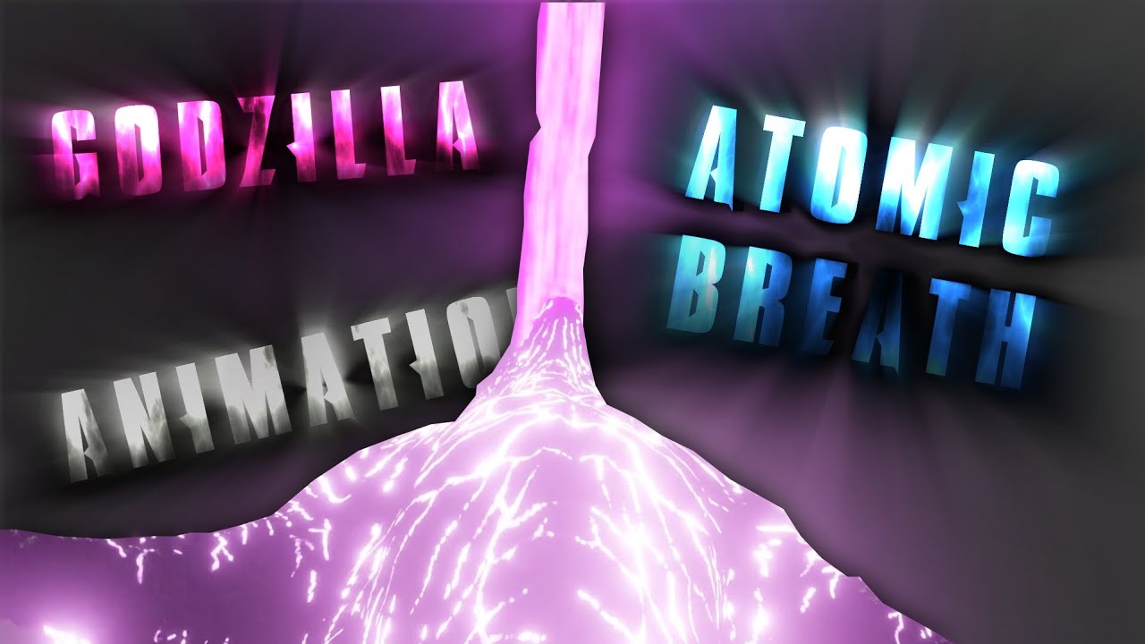 Supercharged Evolved Godzilla Atomic Breath (Blender animation)