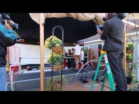 Ski & Snowboard Simulator on Hallmark channel: a look behind the scenes of Home and Family