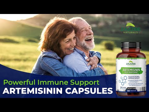 Zazzee Artemisinin (Sweet Wormwood) - Immune System Support, Promotes Healthy Aging and Cell Repair