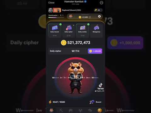 September 2 Daily Cipher Code for 1 M Coins Today | Hamster Kombat Daily Cipher | Daily Cipher Code