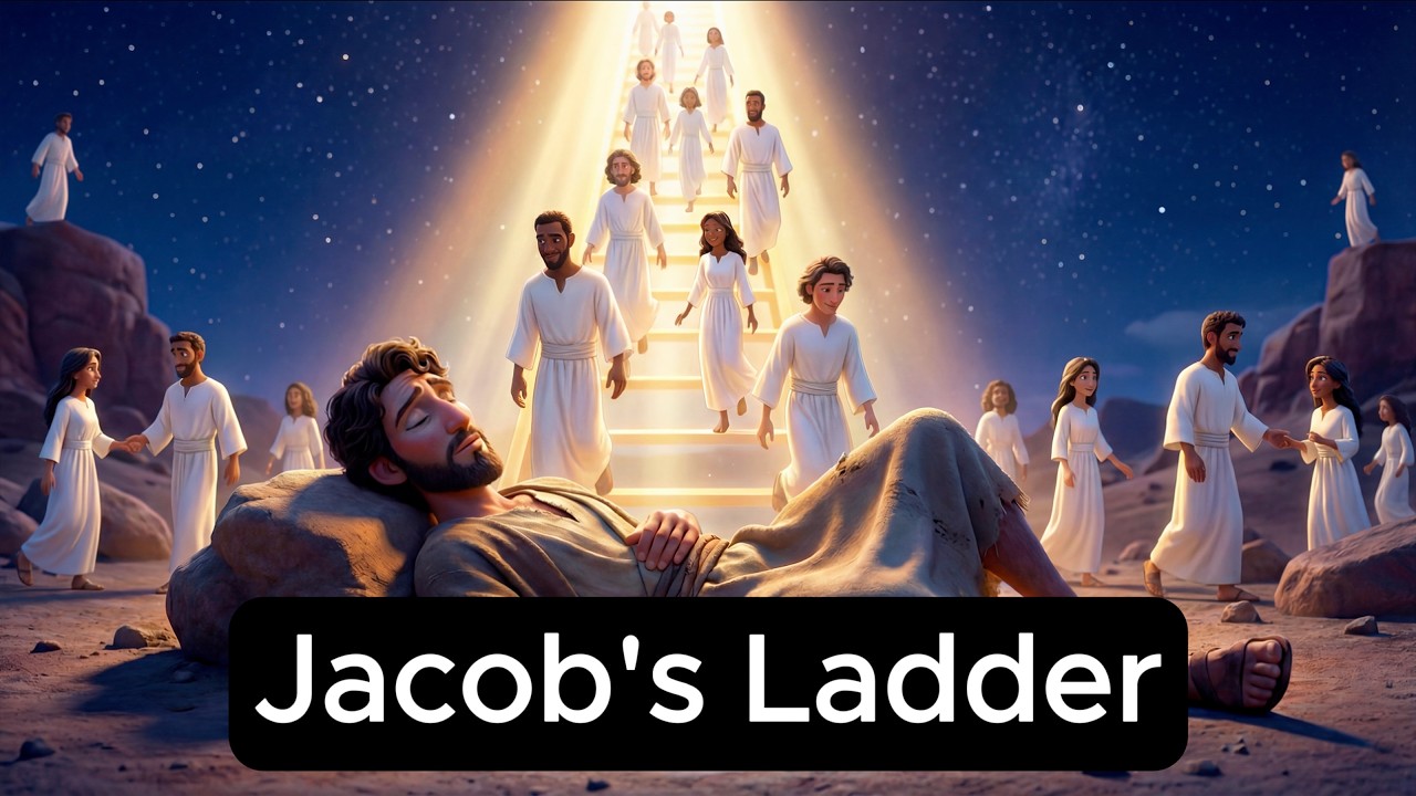 Jacob’s Dream at Bethel Bible Story – “Jacob’s Ladder” (Lyric Video) | Shout For Joy Music