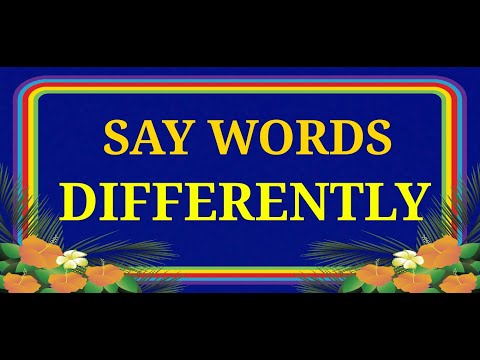 How-to say different words in other ways