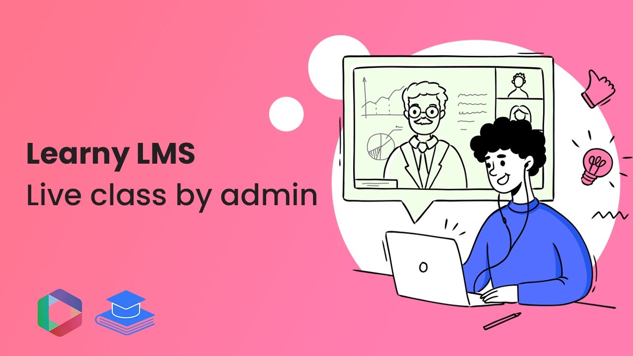 Learny LMS-  Live class by admin