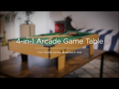 4-in-1 Table Game Set w/ Air Hockey, Table Tennis, Billiards, Foosball SKY4531