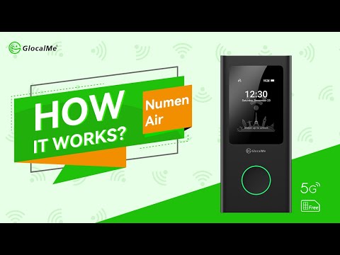 【GlocalMe】Numen Air - How it works (5G Cloud SIM Mobile WiFi Hotspot)